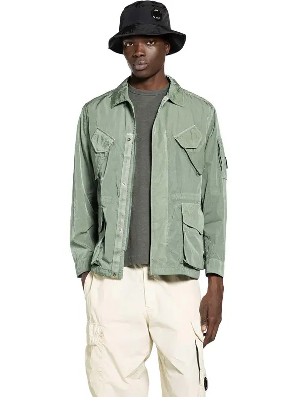 C.P. COMPANY Heavy Chrome-r Lens Jacket - Green