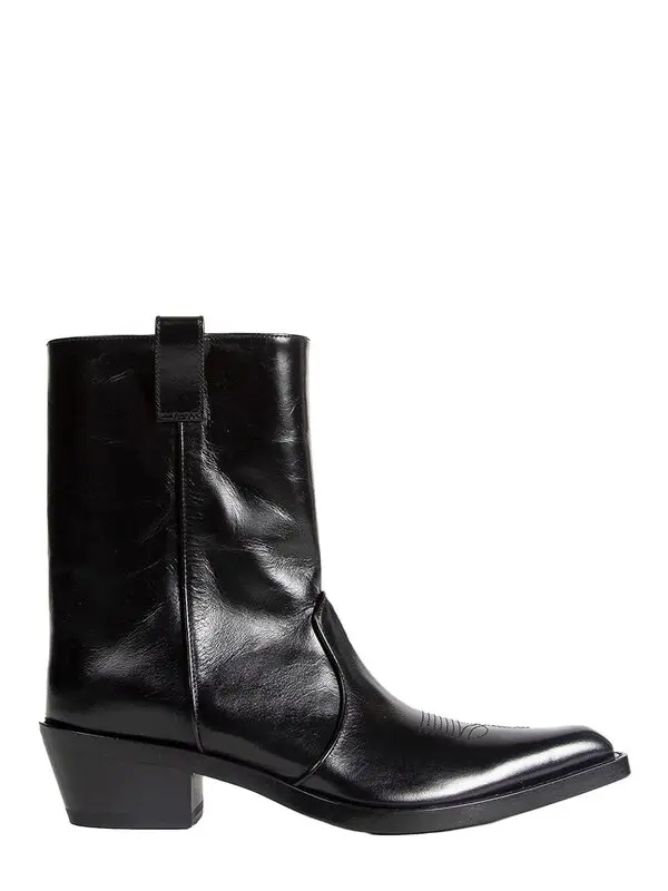 Khaite Clive Ankle Boots - Black