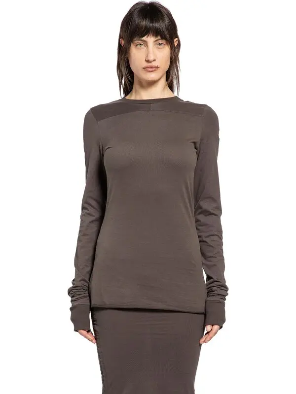 Rick Owens Moncler X Long Sleeve T-shirt - Grey