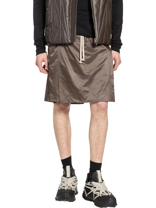 Rick Owens Moncler X Collaboration Kilt Shorts - Grey