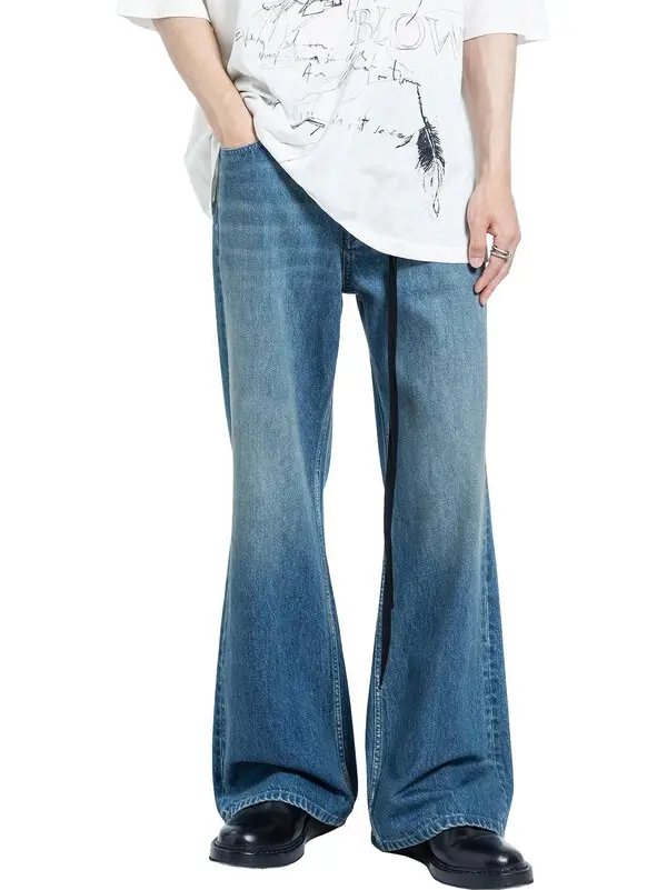 ANN DEMEULEMEESTER Bootcut Flared Jeans - Blue
