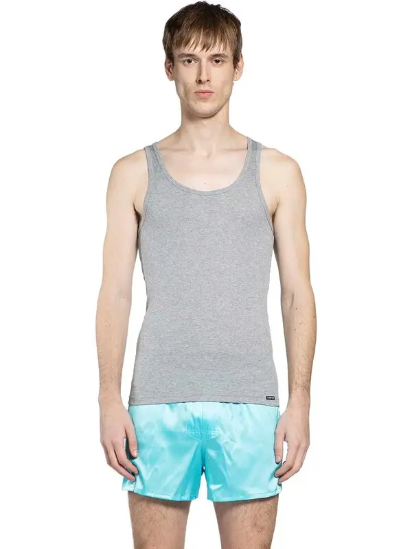 TOM FORD Rib Vest - Grey