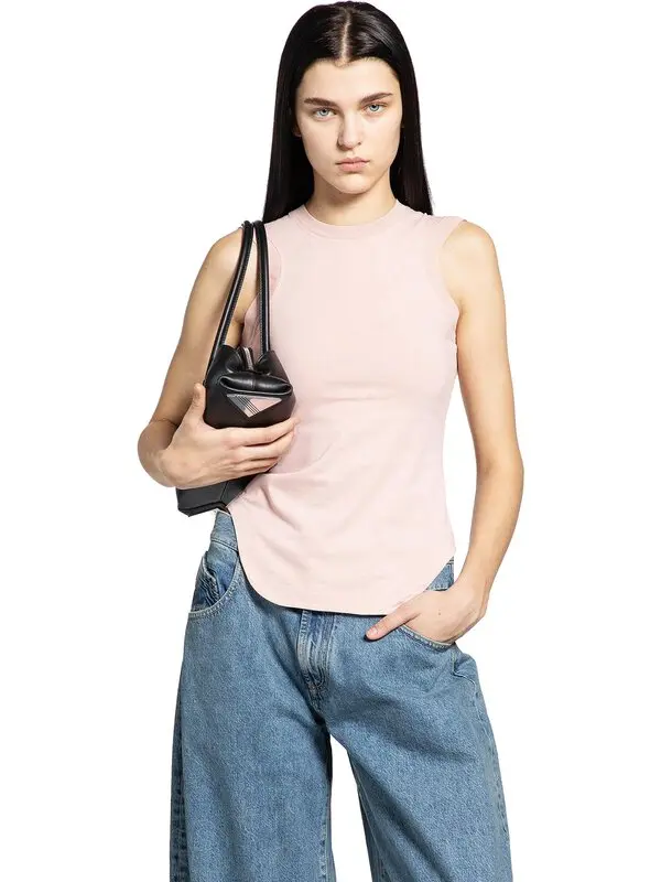 Attico Light Jersey Tank Top - Pink