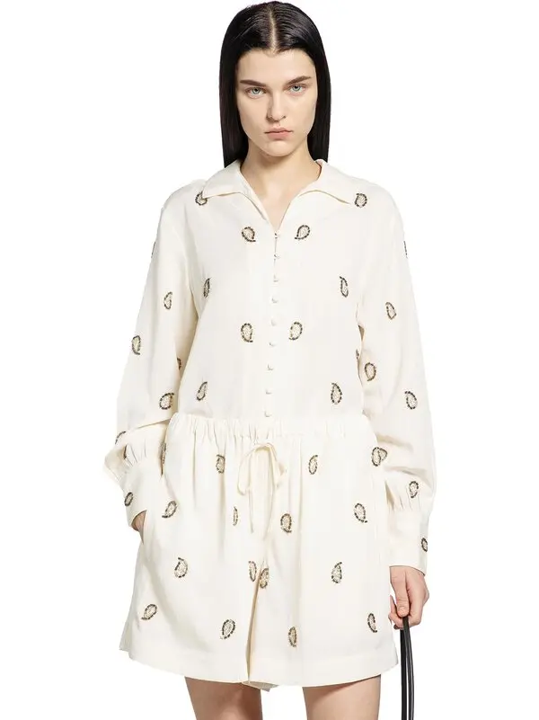 Polo Ralph Lauren Beaded Paisley Lightweight Shirt - Off-white