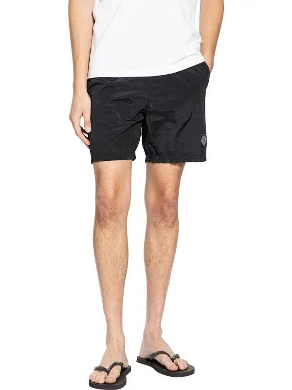 Stone Island Nylon Metal Swim Shorts - Black