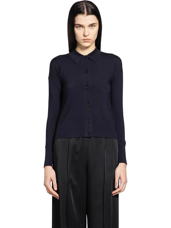 Max Mara Fine Knit Polo - Black
