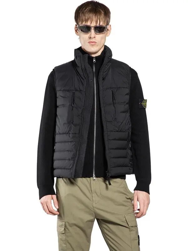 Stone Island Seamless Tunnel Down-tc Vest - Black