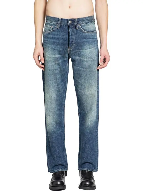 SUNFLOWER Loose Fit Straight Leg Jeans - Black