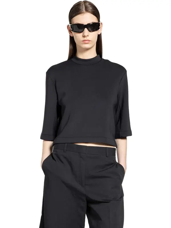 Moncler X Ee72 Collaboration Neoprene T-shirt - Black