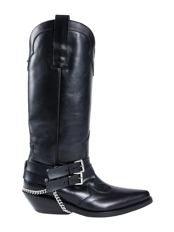 ANN DEMEULEMEESTER Finnbo" Santiago Boots - Black