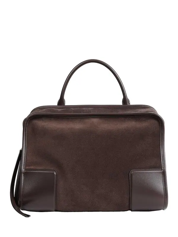 Loewe Large Amazona 180 Top Handle Bag - Brown