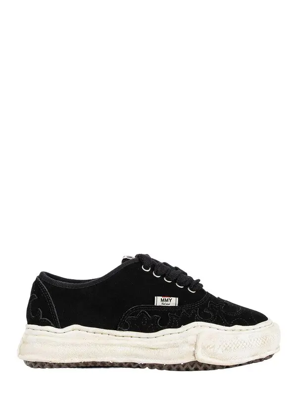 Mihara Yasuhiro Baker Suede Detail Sneakers - Black