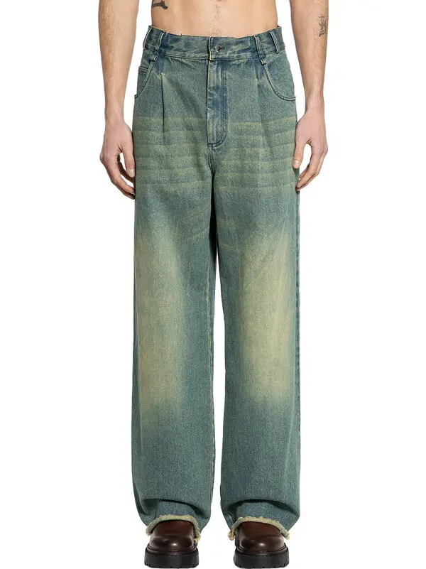 SONG FOR THE MUTE Boyfriend Jeans - Blue