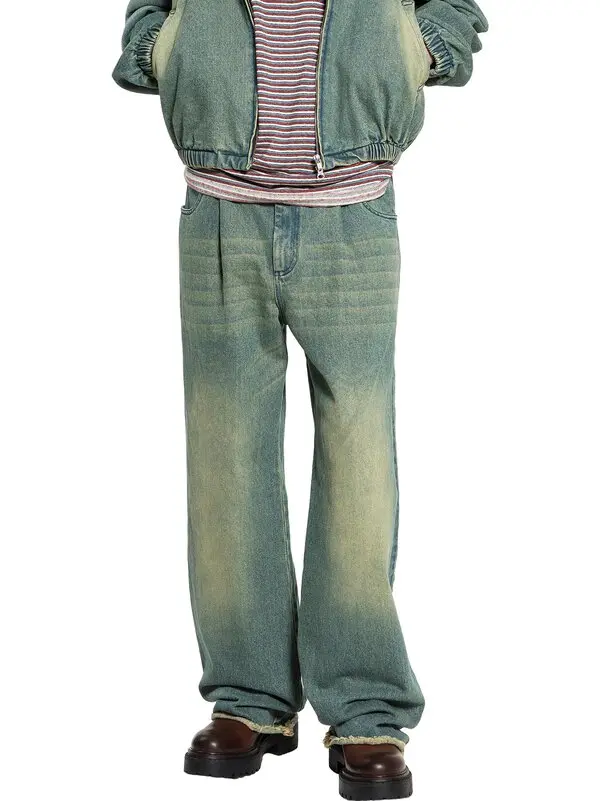 SONG FOR THE MUTE Boyfriend Jeans - Blue