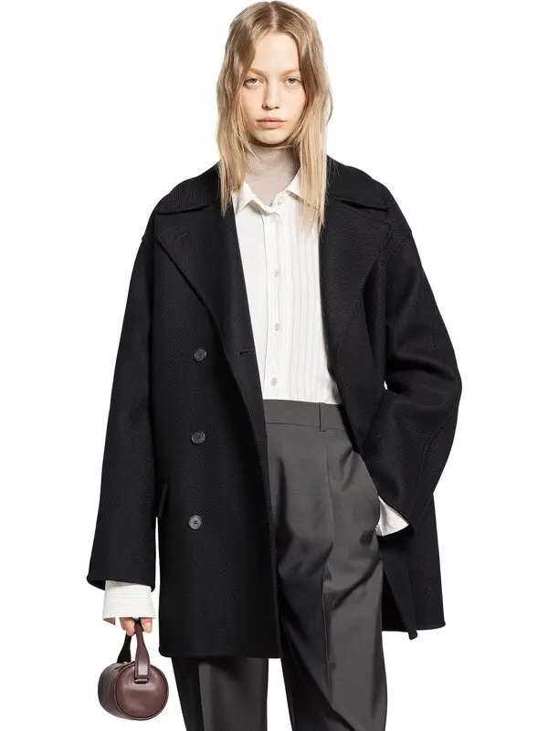 THE ROW Azuron Coat - Black