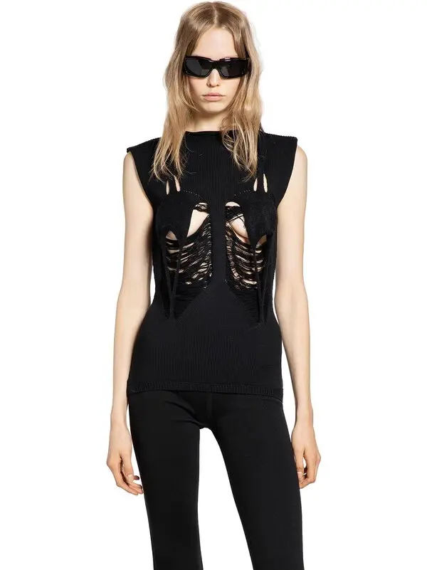 Rick Owens Concordians Tanja Top - Black
