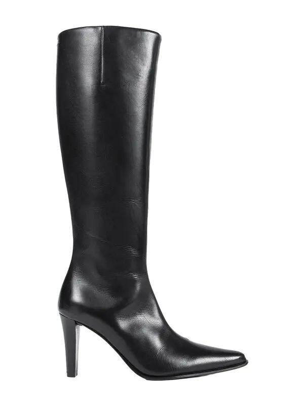 MAISON MARGIELA Calfskin Knee-high Boots - Black