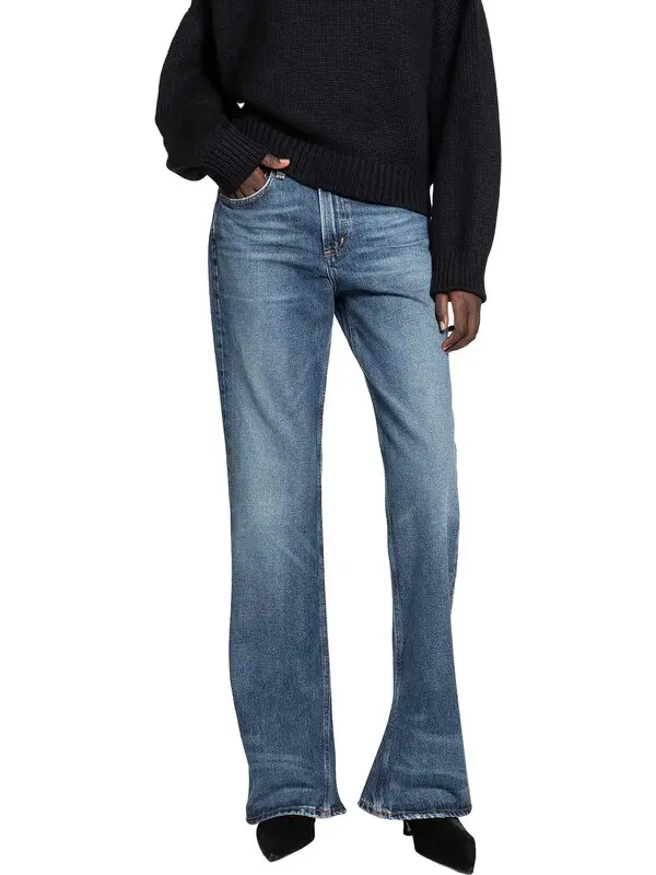 AGOLDE Kick Boot Jeans In Washed - Blue