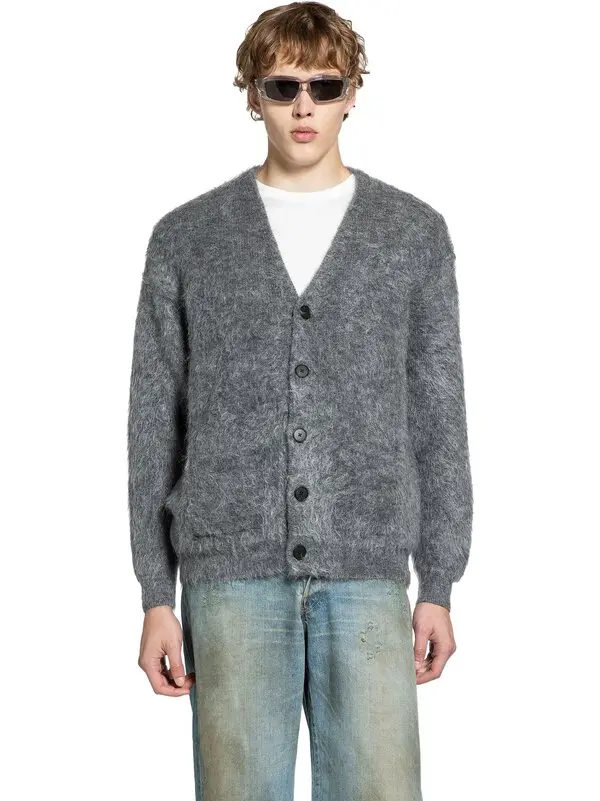 SSSTEIN Mélange Knit Cardigan - Grey