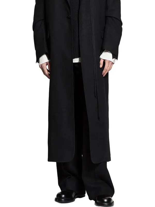ANN DEMEULEMEESTER Gaspar Flared Leg Trousers - Black