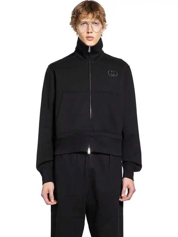 Gucci Jersey Sweatshirt - Black
