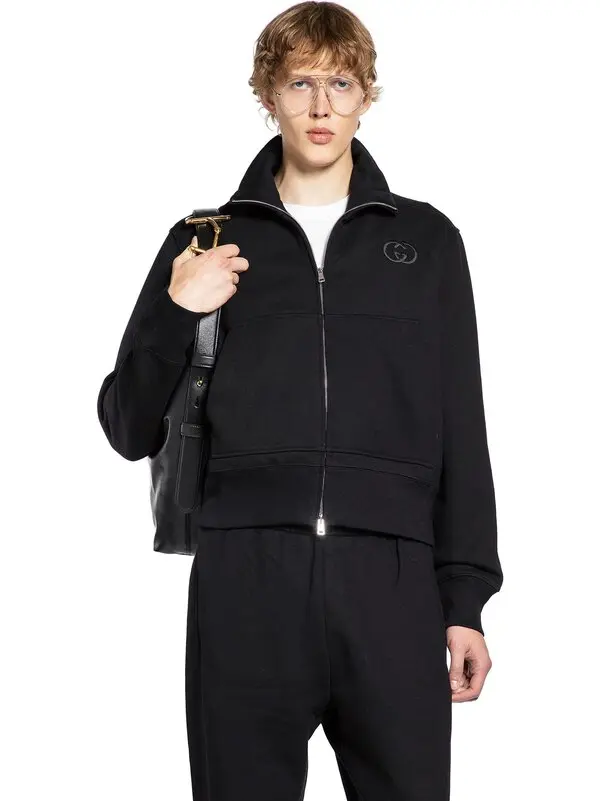 Gucci Jersey Sweatshirt - Black