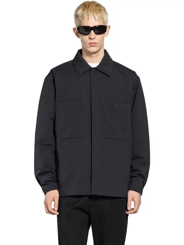 Herno Padded Nylon Overshirt - Black