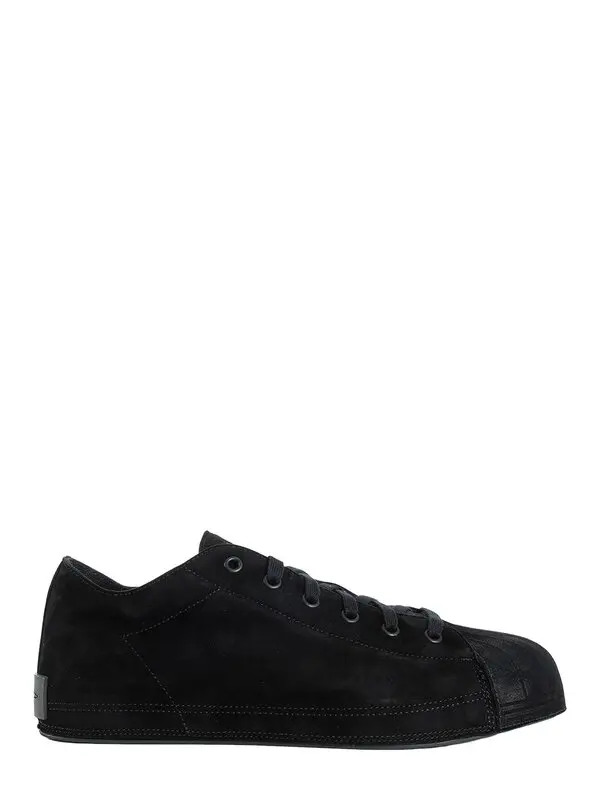 Y3 Suede Lace-up Sneakers - Black
