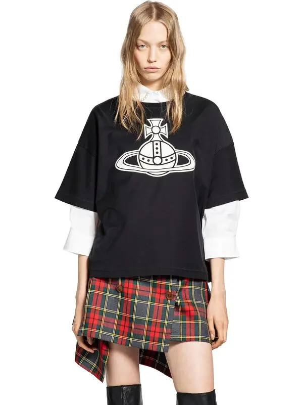 VIVIENNE WESTWOOD Paris Orb Box T-shirt - Black