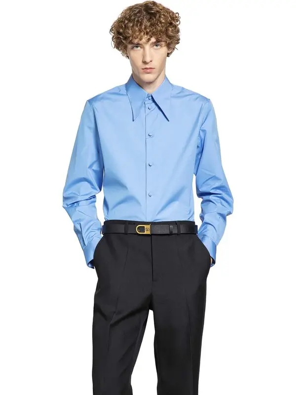 Valentino Garavani Cotton Shirt - Blue