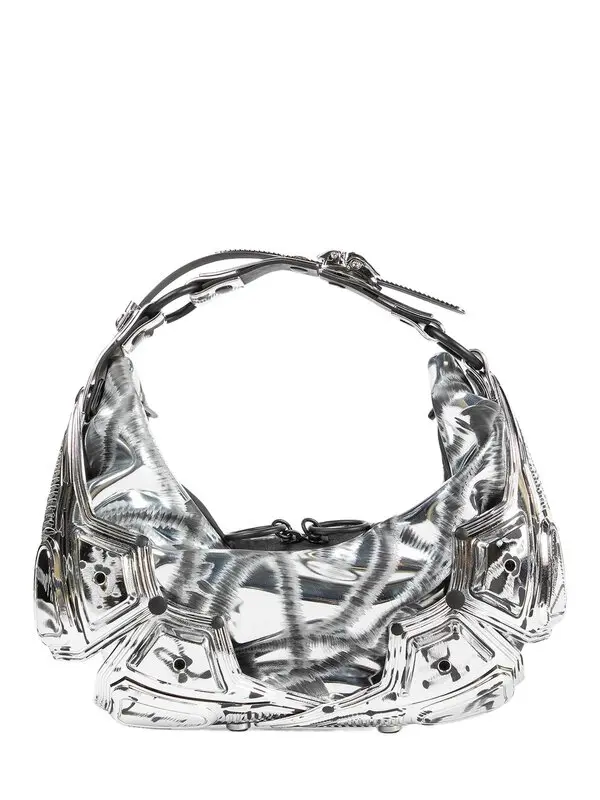 INNERRAUM Module M02 Small Half Moon Bag - Silver