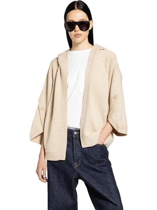 Max Mara Wool And Cashmere Cardigan - Beige