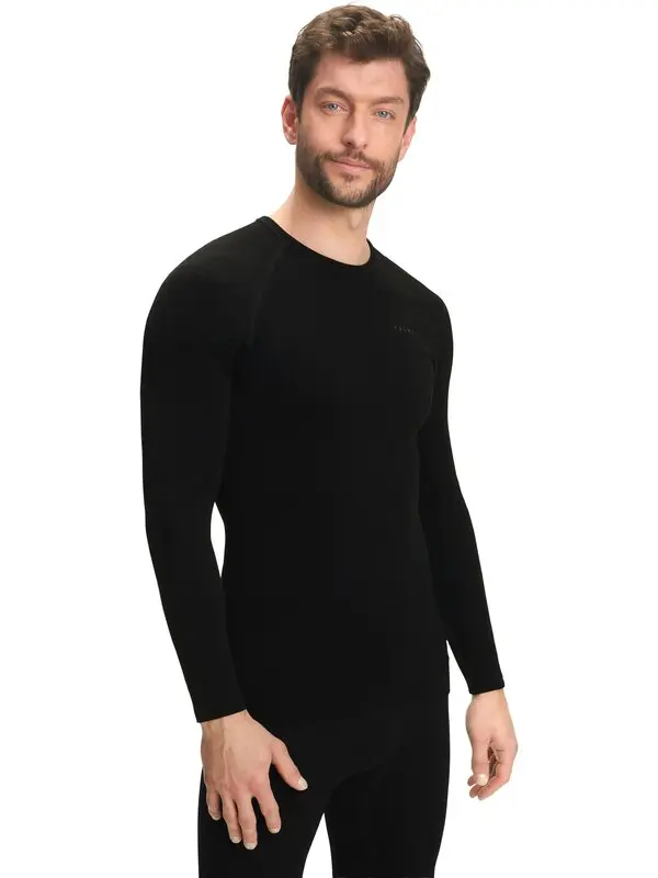 Falke Long-sleeve Shirt Maximum Warm - Black