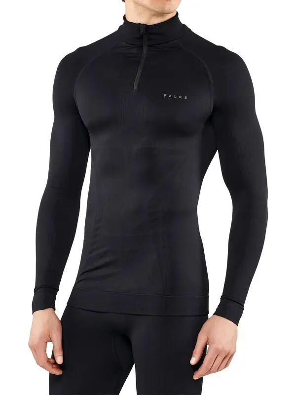 Falke Long-sleeve Shirt Maximum Warm - Black