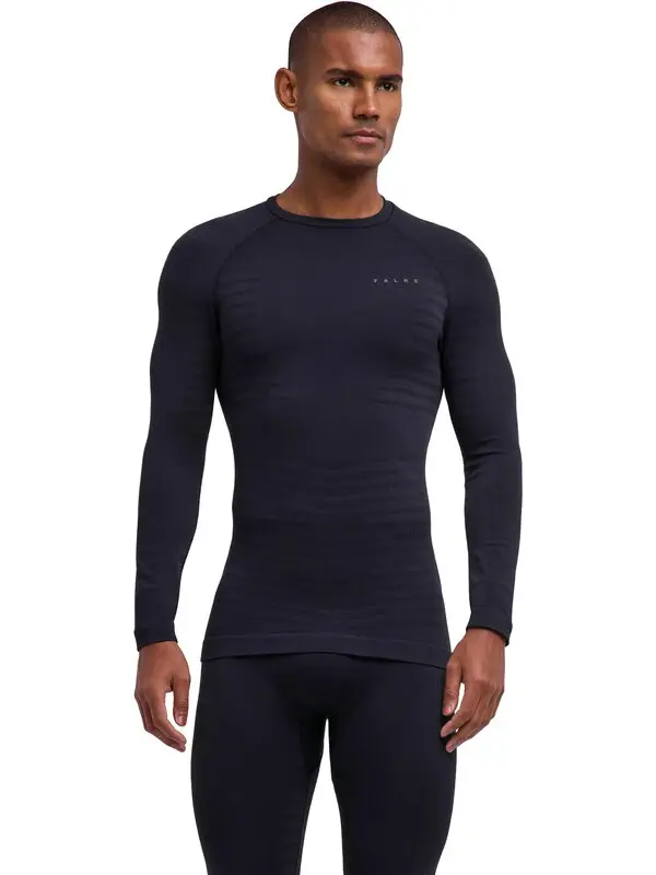 Falke Long-sleeve Shirt Maximum Warm - Black