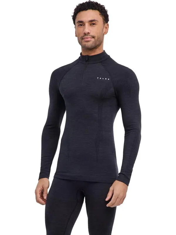 Falke Long-sleeve Shirt Wool-tech - Black