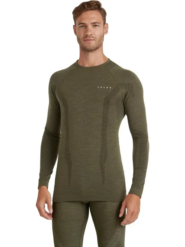 Falke Long-sleeve Shirt Wool-tech - Green