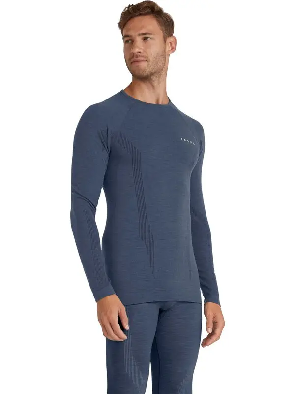Falke Long-sleeve Shirt Wool-tech - Blue
