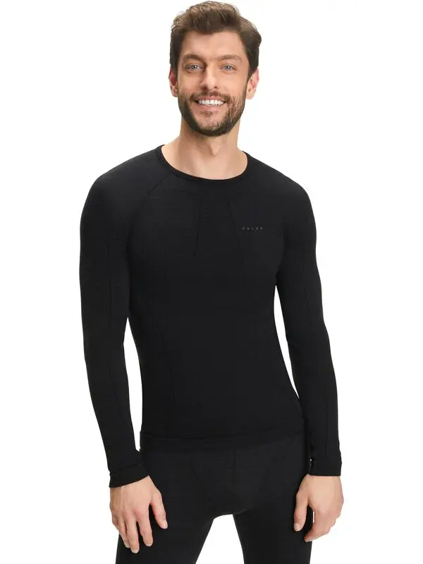 Falke Long-sleeve Shirt Wool-tech - Black