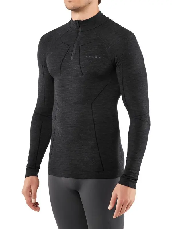 Falke Long-sleeve Shirt Wool-tech - Black