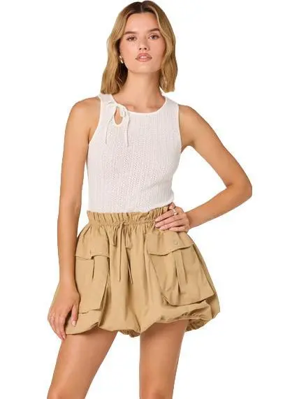 Astr The Label Rey Cargo Mini Skirt - Khaki