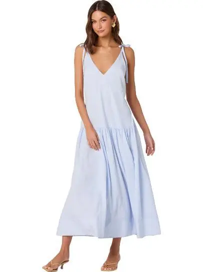 Astr The Label Maxi Dress - Blue