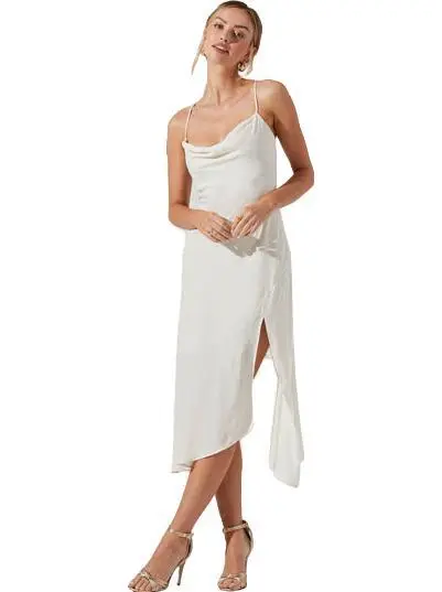 Astr The Label Gaia Midi Dress - Off White