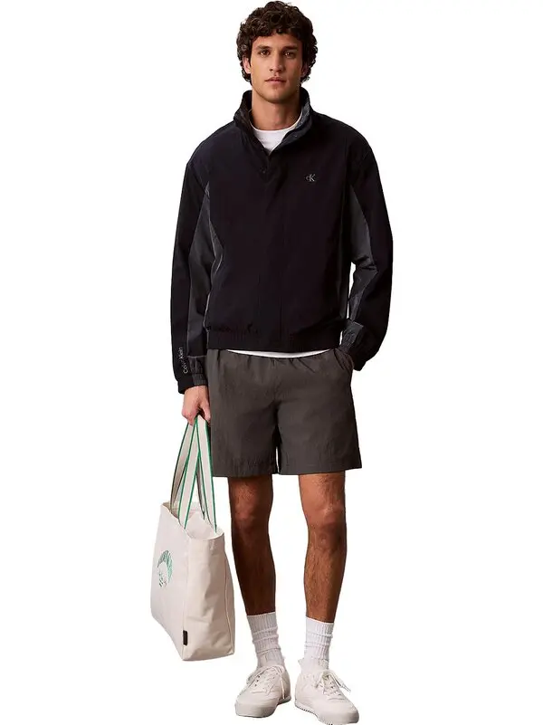 Calvin Klein Lightweight Colorblock Windbreaker Jacket - Dark Sapphire