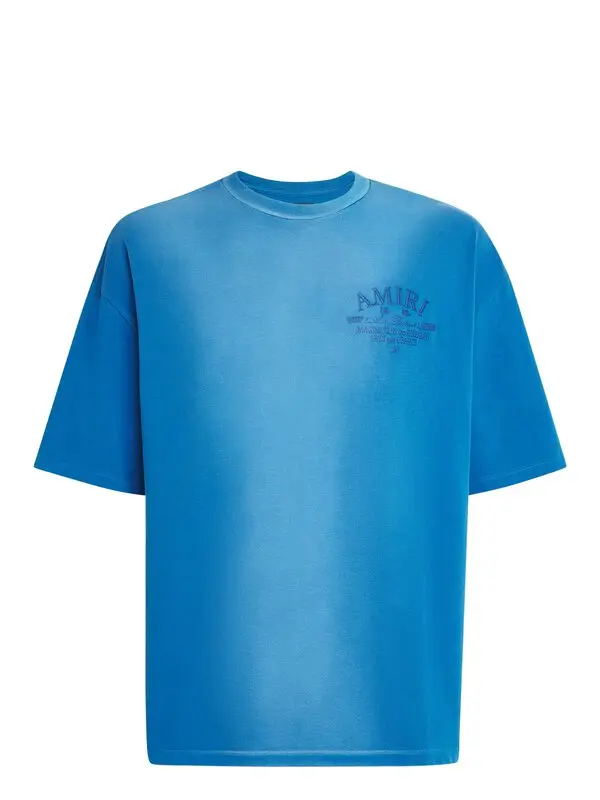 Amiri Cotton Arts District T-shirt - Blue