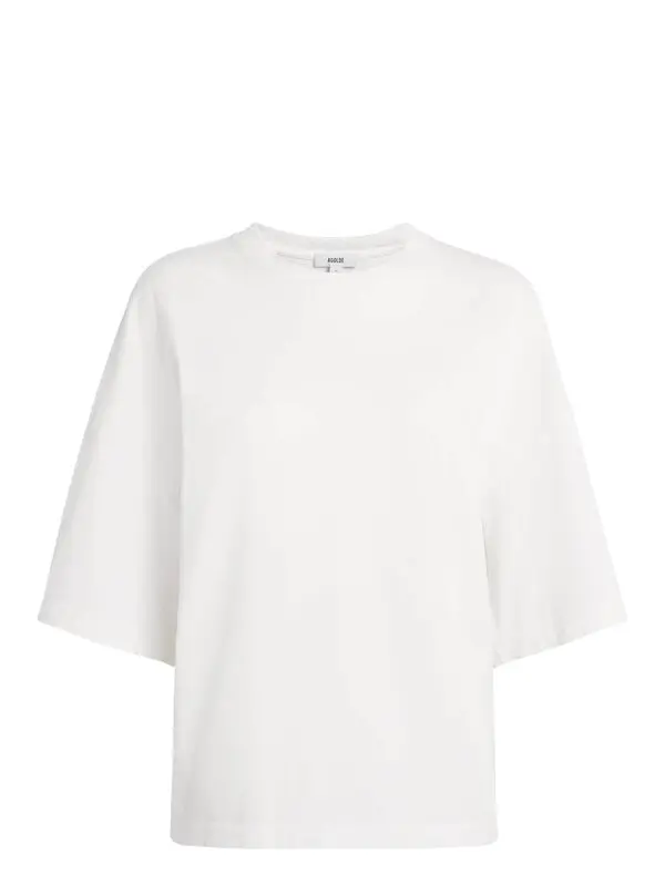 AGOLDE Cotton Ellery Corset T-shirt - White
