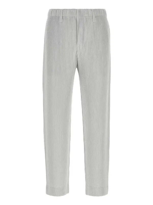Issey Miyake Homme Plissé Pleated Trousers - Grey