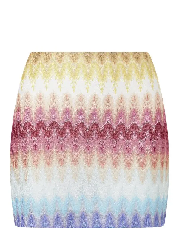 Missoni Crochet-knit Mini Skirt - Red