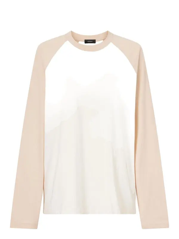 Wardrobe.NYC Raglan Cotton Jersey T-shirt - Pink