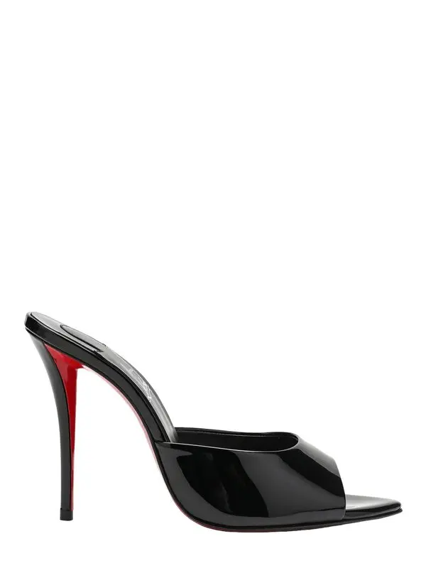 CHRISTIAN LOUBOUTIN Patent Leather Mules - Multicolor